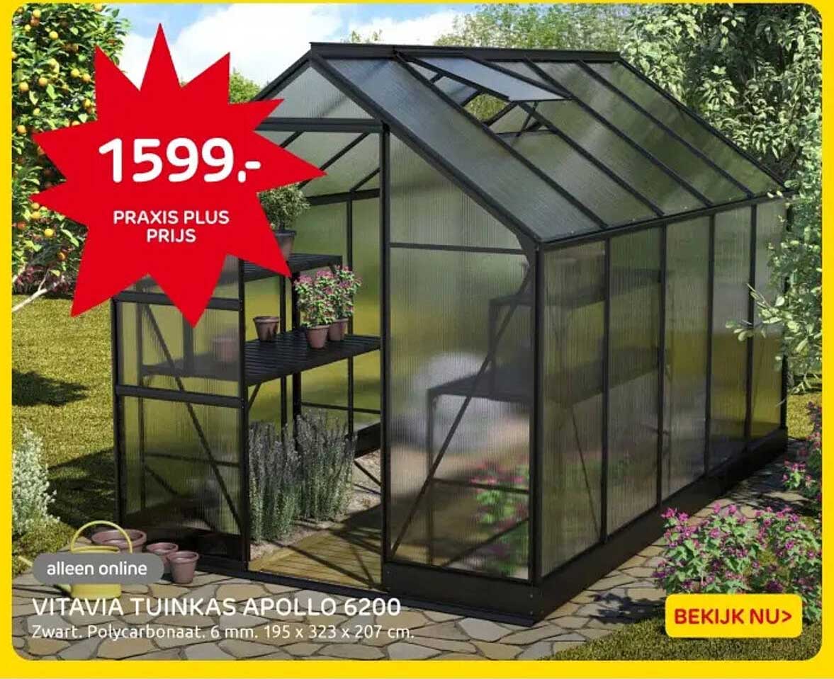 Vitavia Tuinkas Apollo 6200 Aanbieding bij Praxis - FolderFeest.nl