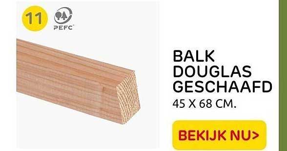 Balk Douglas Geschaafd aanbieding bij Praxis
