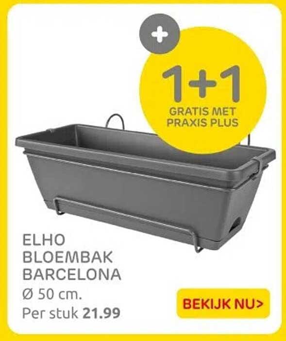 Elho Bloembak Barcelona aanbieding bij Praxis