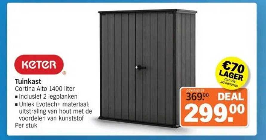 Keter Tuinkast aanbieding bij Albert Heijn