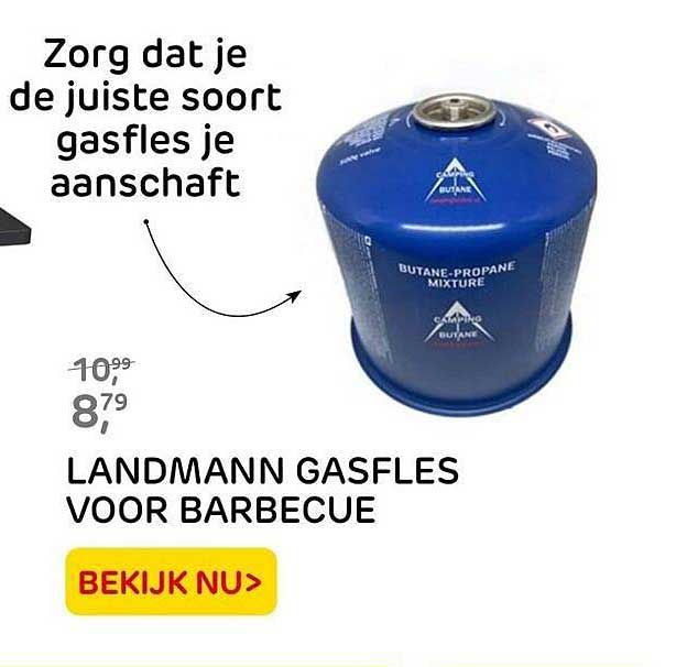 Landmann Gasfles Voor Barbecue Aanbieding bij Praxis - FolderFeest.nl