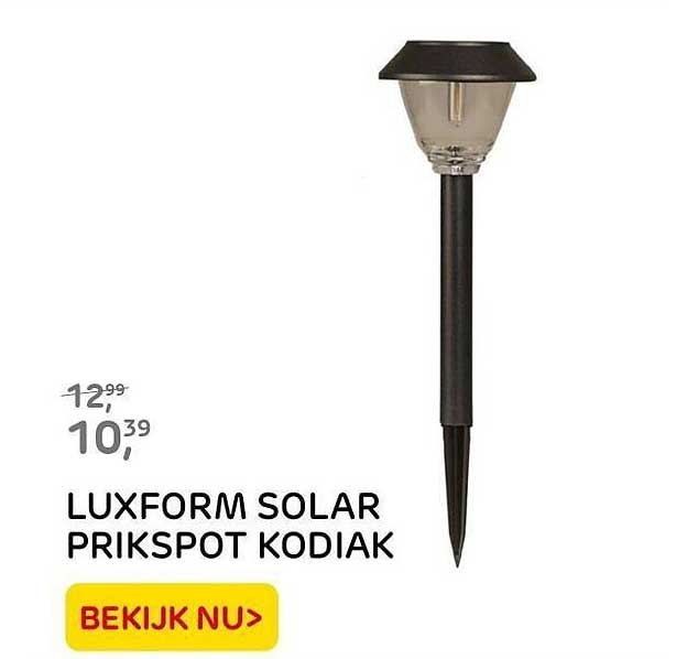 Luxform Solar Prikspot Kodiak aanbieding bij Praxis