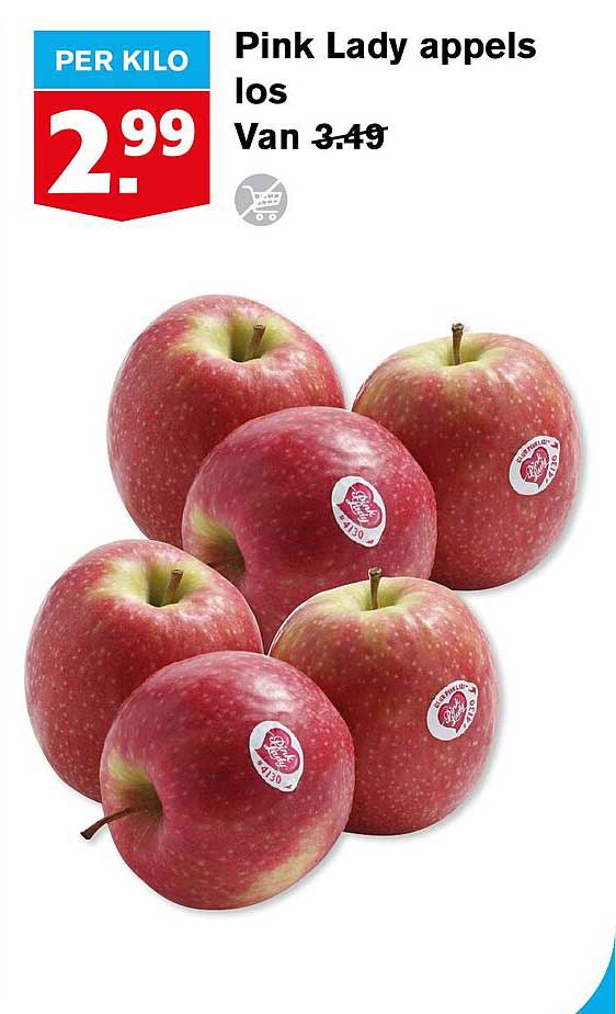 Pink Lady Appels Los aanbieding bij Hoogvliet