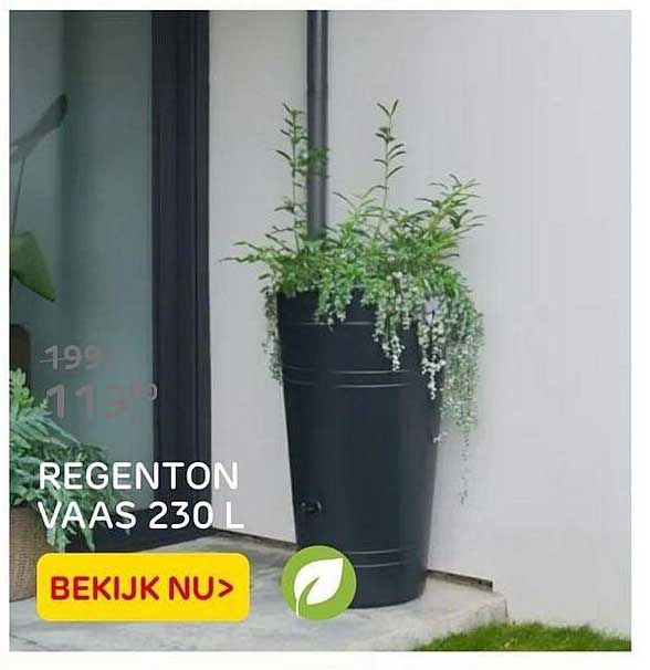 Regenton Vaas 230 L Aanbieding bij Praxis - FolderFeest.nl