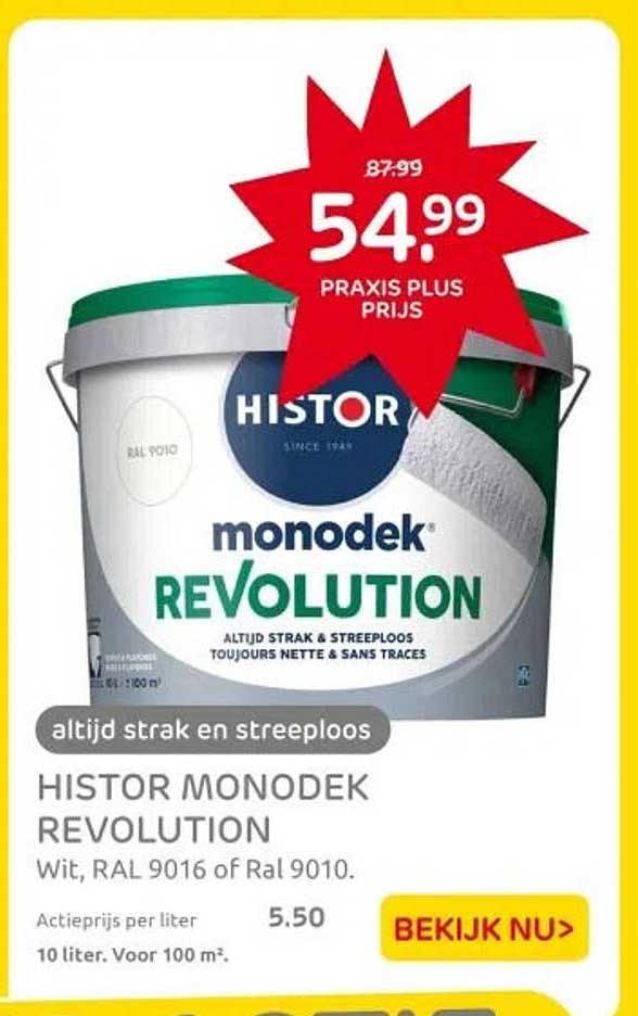 Histor Monodek Revolution Aanbieding bij Praxis - FolderFeest.nl