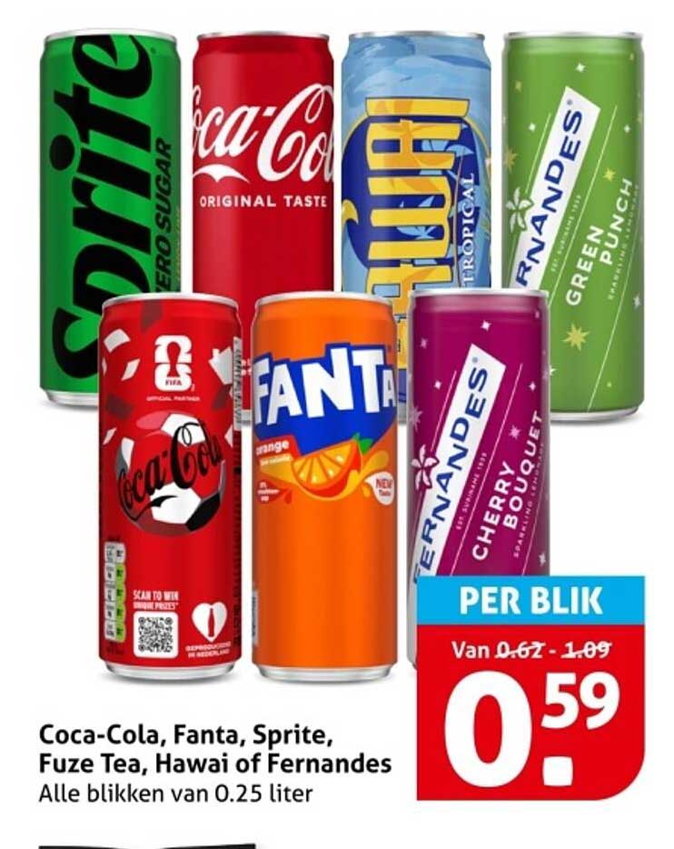 Coca Cola aanbiedingen - Nu tot wel 70% korting!