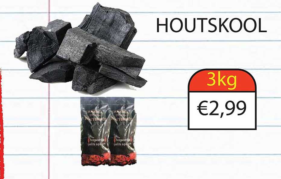 Houtskool Aanbieding bij Tanger Markt - FolderFeest.nl