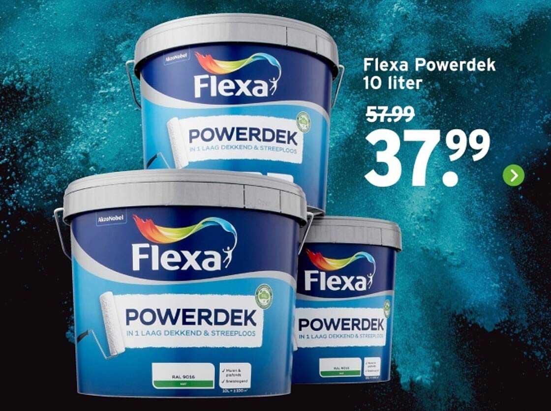 Flexa Powerdek Aanbieding bij GAMMA - FolderFeest.nl
