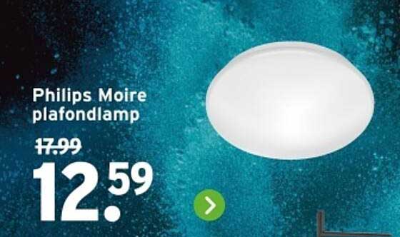 Philips Moire Plafondlamp aanbieding bij GAMMA