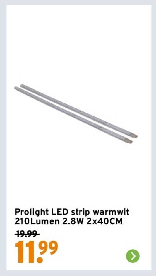 Prolight Led Strip Warmwit aanbieding bij GAMMA
