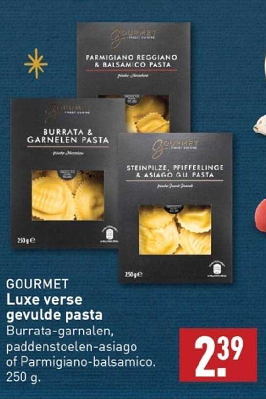 Gourmet Luxe Verse Gevulde Pasta aanbieding bij ALDI