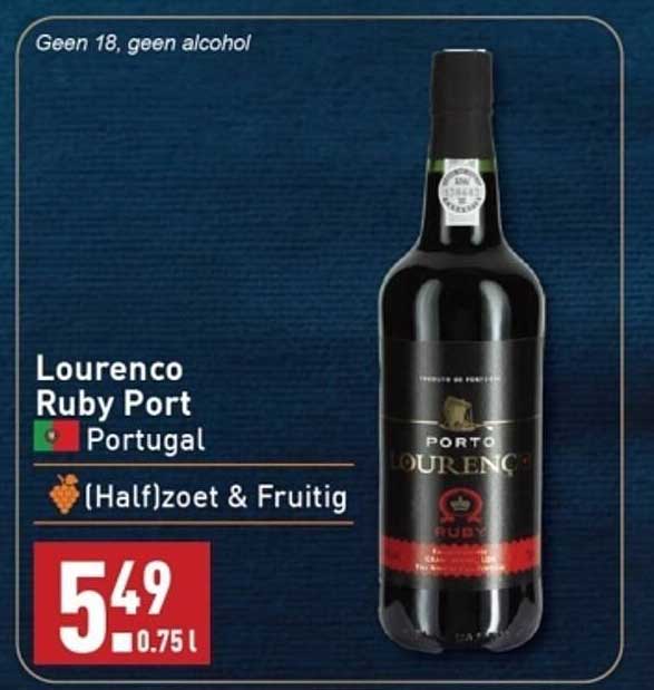 Lourenco Ruby Port Aanbieding bij ALDI - FolderFeest.nl