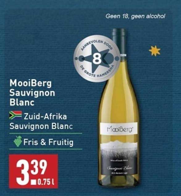 Mooiberg Sauvignon Blanc aanbieding bij ALDI