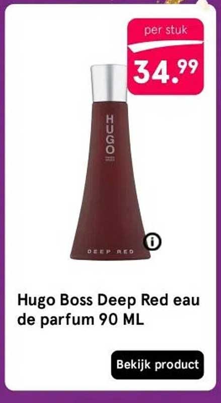 Hugo Boss Deep Red 50 Ml Eau De Parfum Voor Dames. Aanbieding bij ...