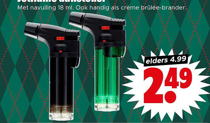 Schoenen Aansteker Met Navulling 18 Ml. Ook Handig Als Crème Brûlée ...