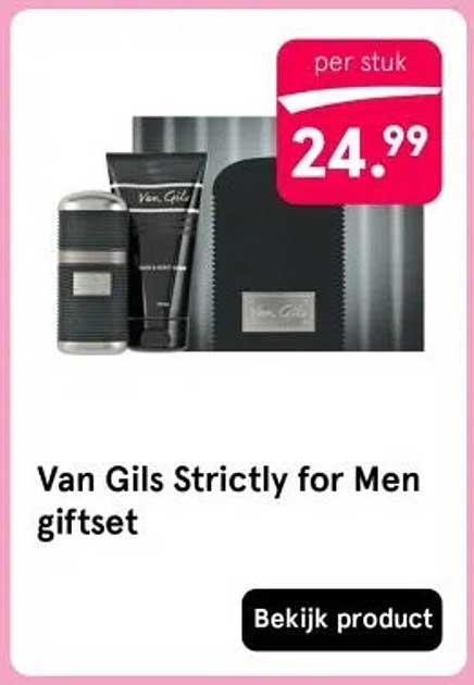 Van Gils Strictly For Men Giftset Aanbieding bij Etos - FolderFeest.nl