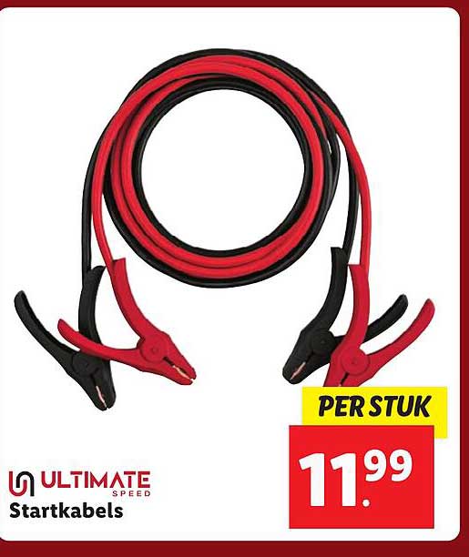 Ultimate Speed Startkabels Aanbieding bij Lidl - FolderFeest.nl