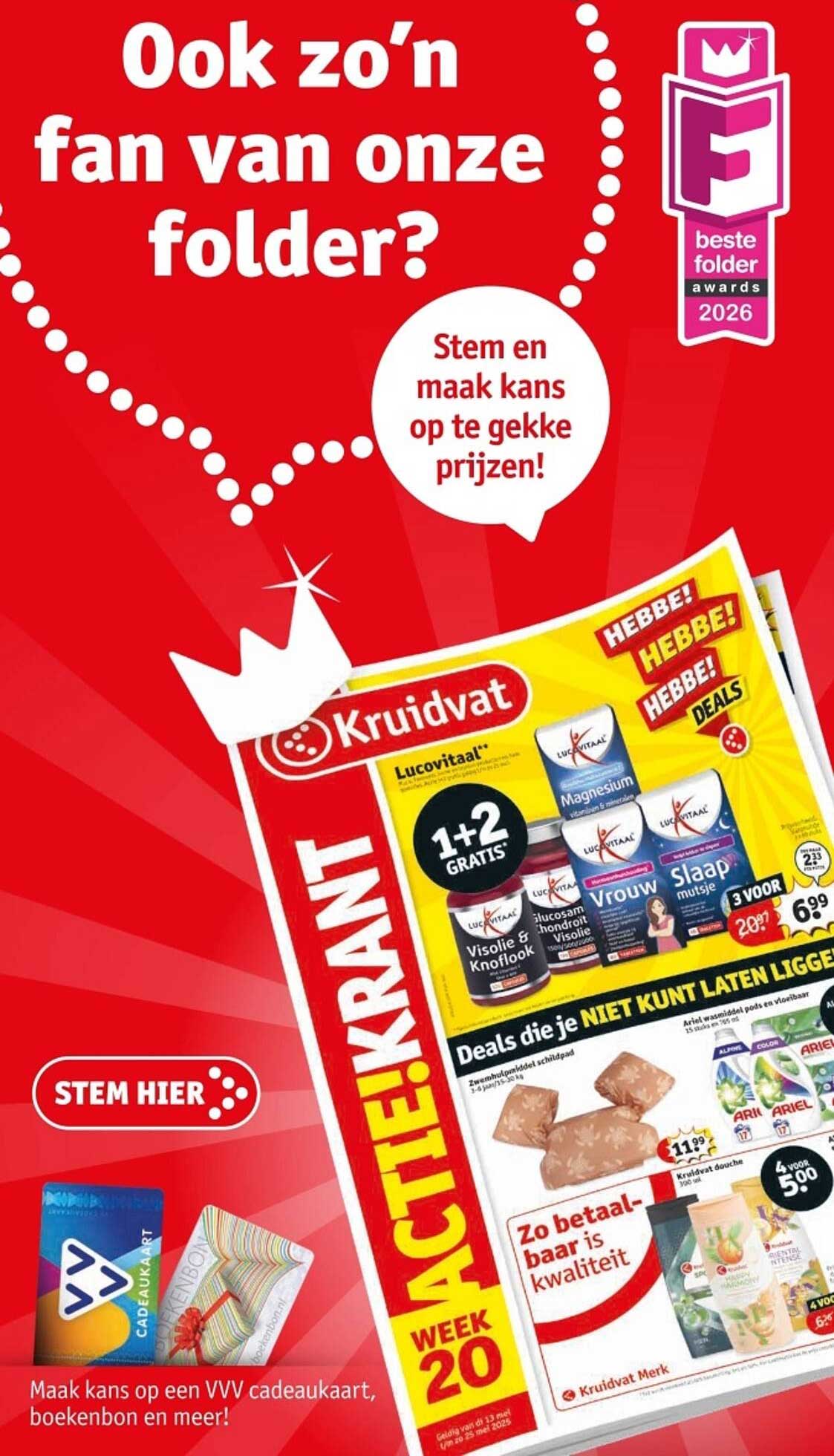 1+2 Gratis Aanbieding bij Kruidvat - FolderFeest.nl
