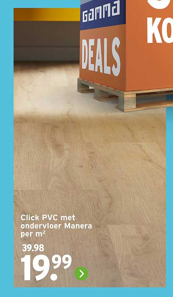 Click Pvc Met Ondervloer Manera Per M² Aanbieding bij GAMMA ...