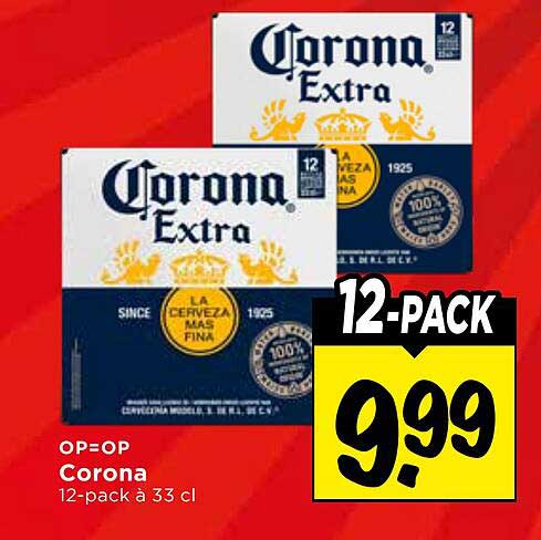 Corona 12-Pack À 33 Cl Aanbieding bij Vomar - FolderFeest.nl
