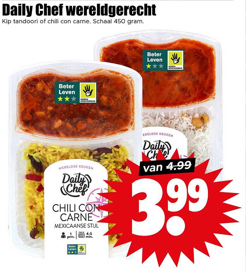 Daily Chef Chili Con Carne Mexicaanse Stijl Aanbieding bij Dirk ...