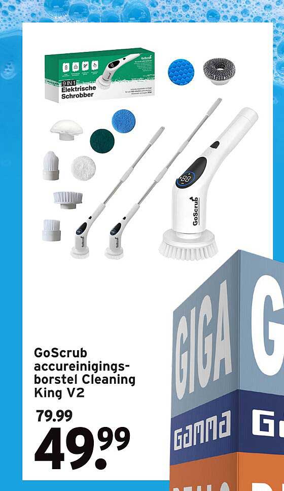 Bosch Accureinigingsborstel Aanbieding bij GAMMA - FolderFeest.nl