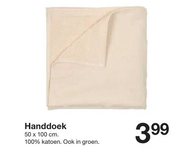Handdoek Aanbieding bij Zeeman - FolderFeest.nl