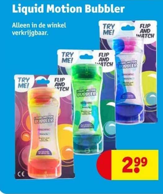 Liquid Motion Bubbler Aanbieding bij Kruidvat - FolderFeest.nl
