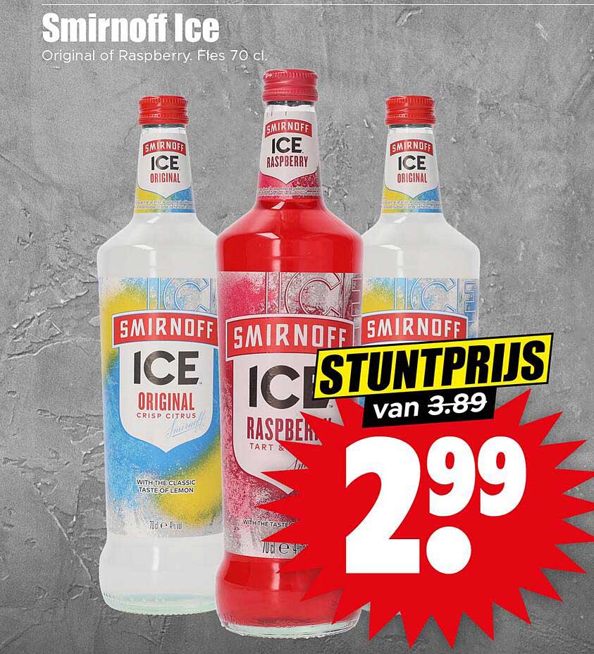 Smirnoff Ice Aanbieding bij Dirk - FolderFeest.nl