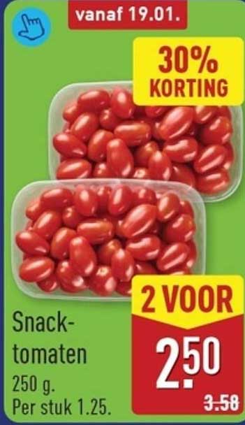 Snack-Tomaten Aanbieding bij ALDI - FolderFeest.nl