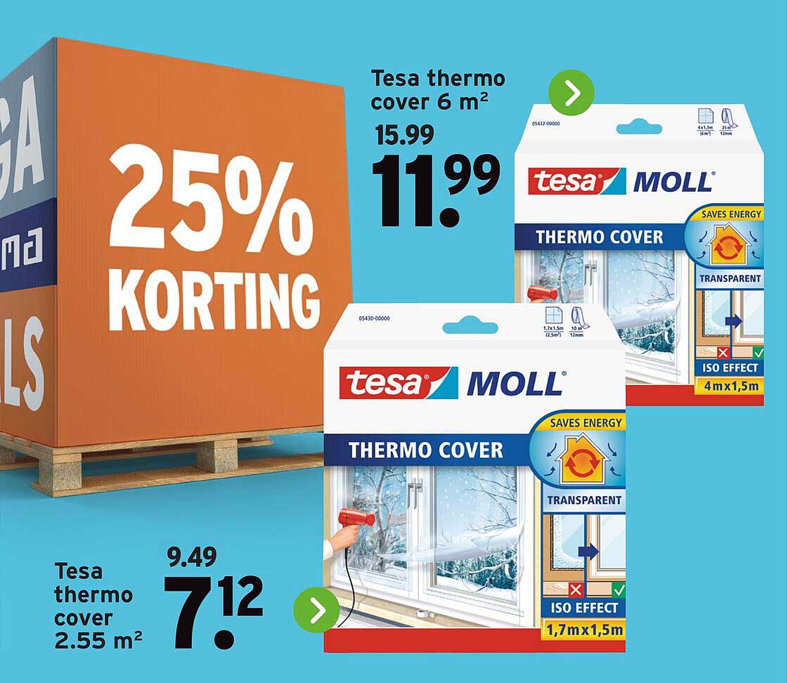 Tesa Thermo Cover 6 M² Aanbieding bij GAMMA - FolderFeest.nl