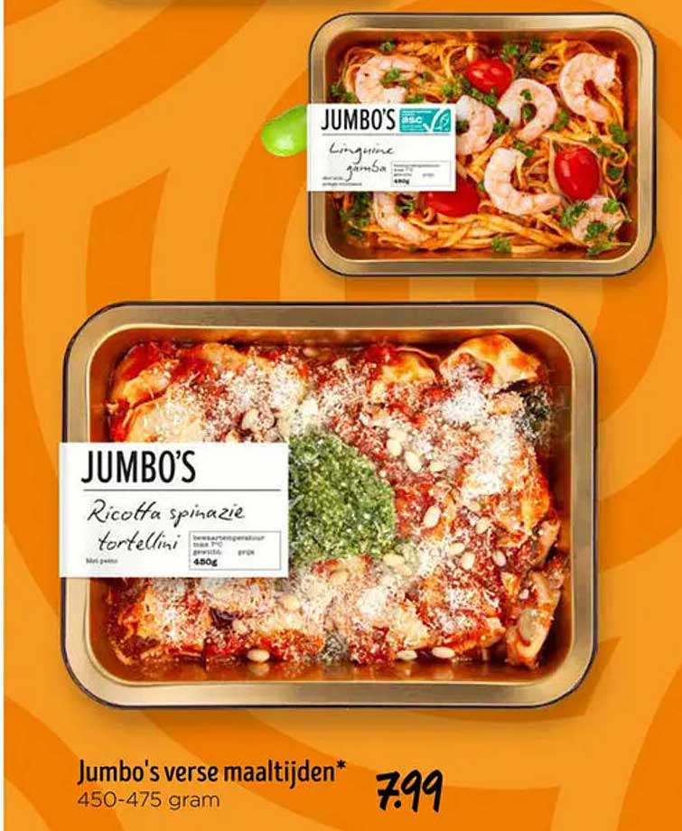 Jumbo's Verse Maaltijden* Aanbieding bij Jumbo - FolderFeest.nl