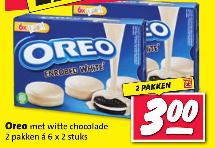 Oreo Met Witte Chocolade aanbieding bij Nettorama