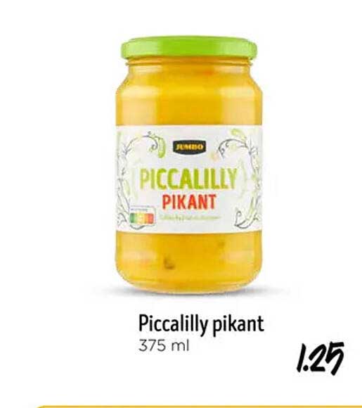 Piccalilly Pikant aanbieding bij Jumbo
