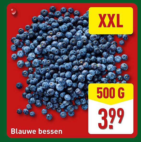 Blauwe Bessen aanbieding bij ALDI
