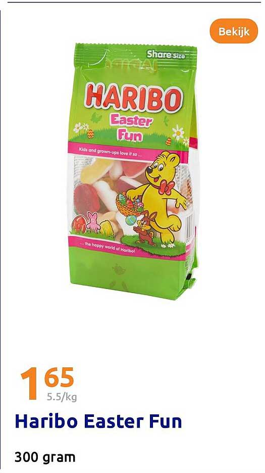 Haribo Easter Fun aanbieding bij Action