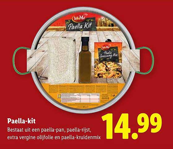 Paella-Kit Aanbieding bij Lidl - FolderFeest.nl
