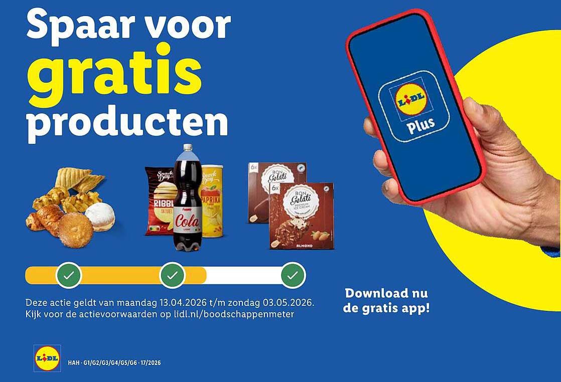 Spaar Voor Gratis Producten Aanbieding Bij Lidl Folderfeestnl 1985