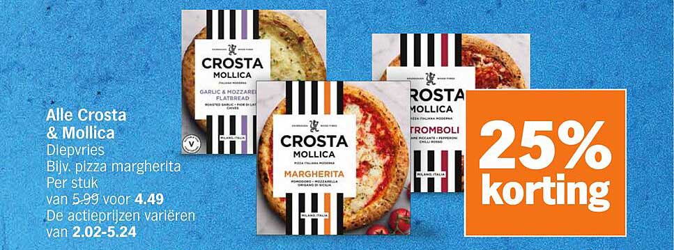 Alle Crosta & Mollica Aanbieding bij Albert Heijn - FolderFeest.nl