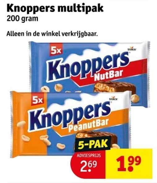 Knoppers Multipak aanbieding bij Kruidvat