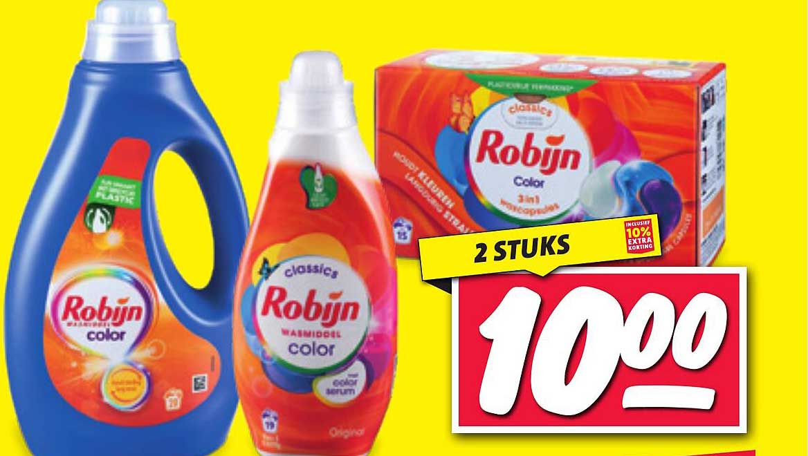 Robijn Wasmiddel Color Aanbieding bij Nettorama - FolderFeest.nl