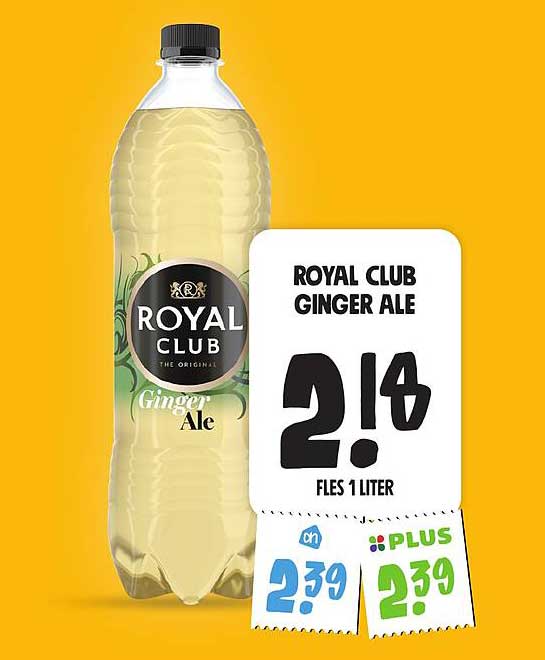 Royal Club Ginger Ale aanbieding bij Jumbo
