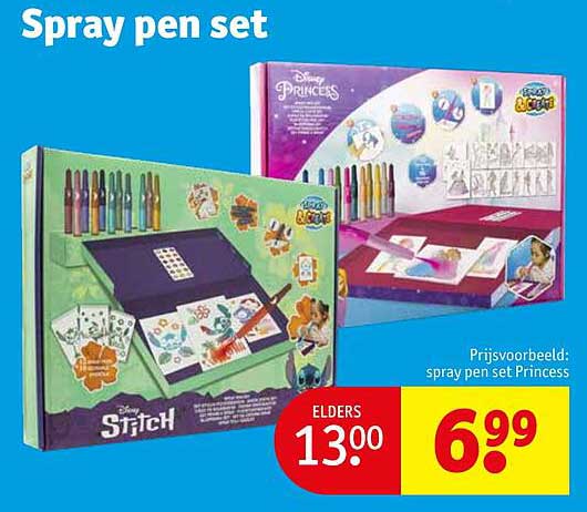 Spray Pen Set aanbieding bij Kruidvat
