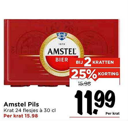 Amstel Pils Aanbieding bij Vomar - FolderFeest.nl