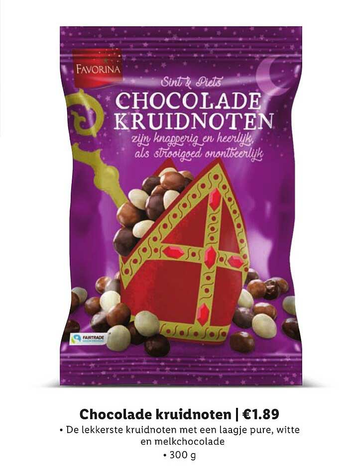 Chocolade Kruidnoten aanbieding bij Lidl