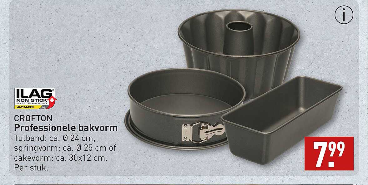 Crofton Professionele Bakvorm Aanbieding bij ALDI - FolderFeest.nl