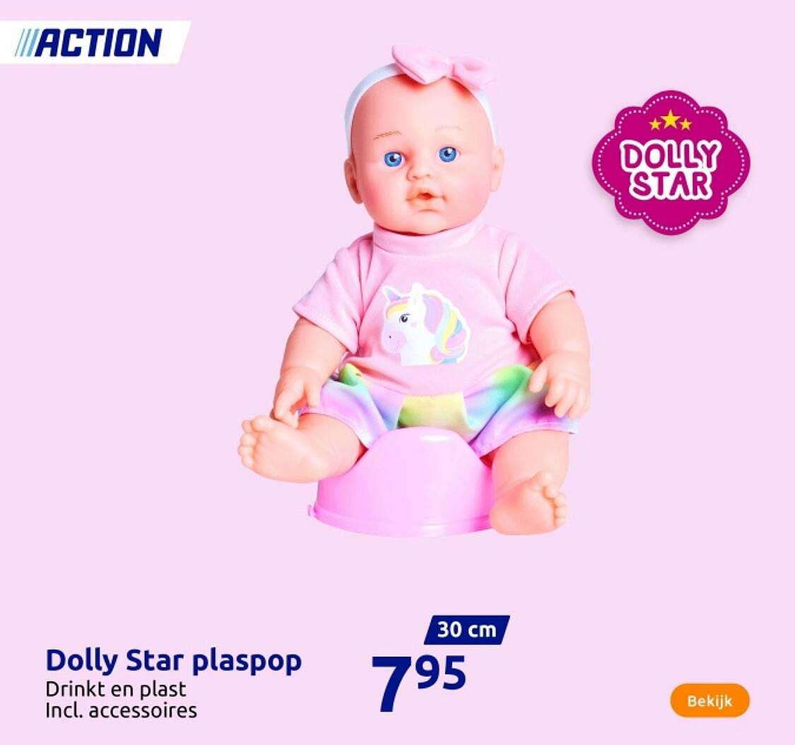 Dolly Star Plaspop aanbieding bij Action