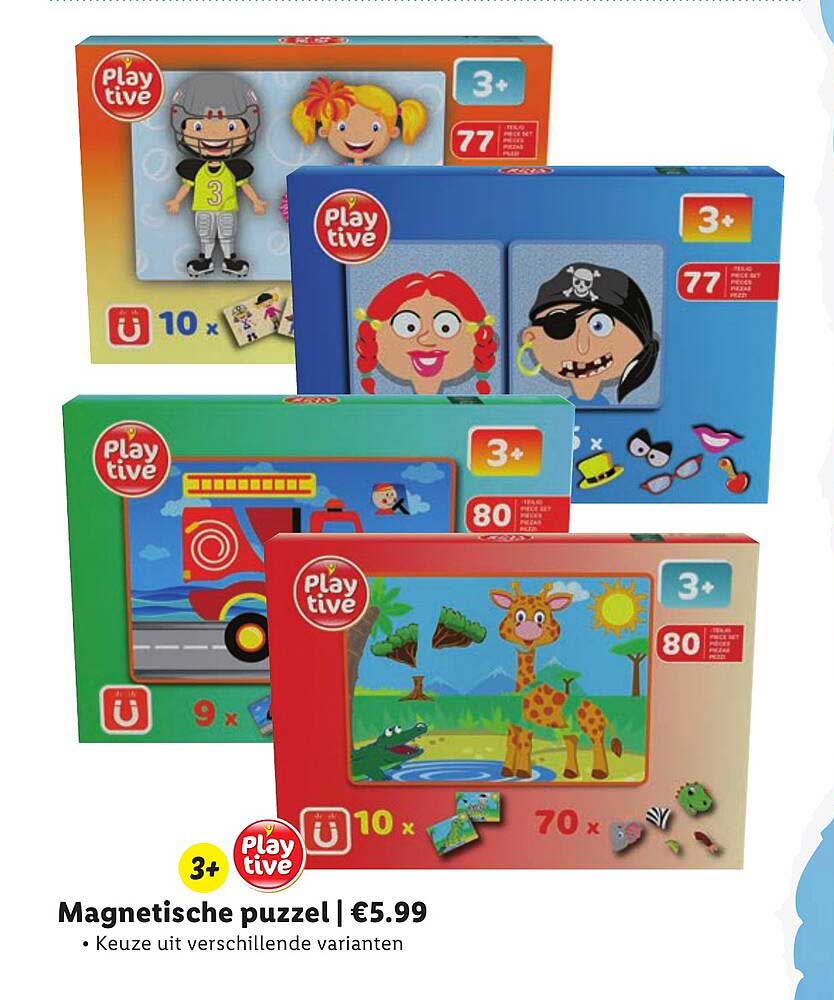 Magnetische Puzzel aanbieding bij Lidl