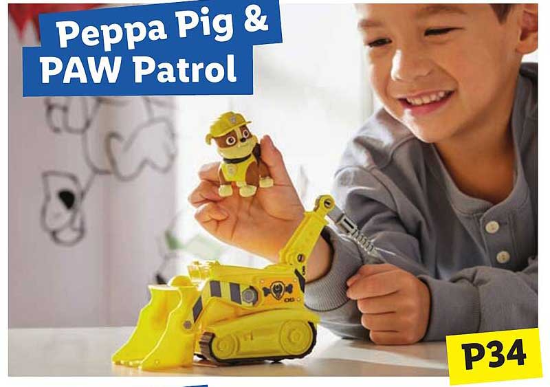 Peppa Pig & Paw Patrol aanbieding bij Lidl