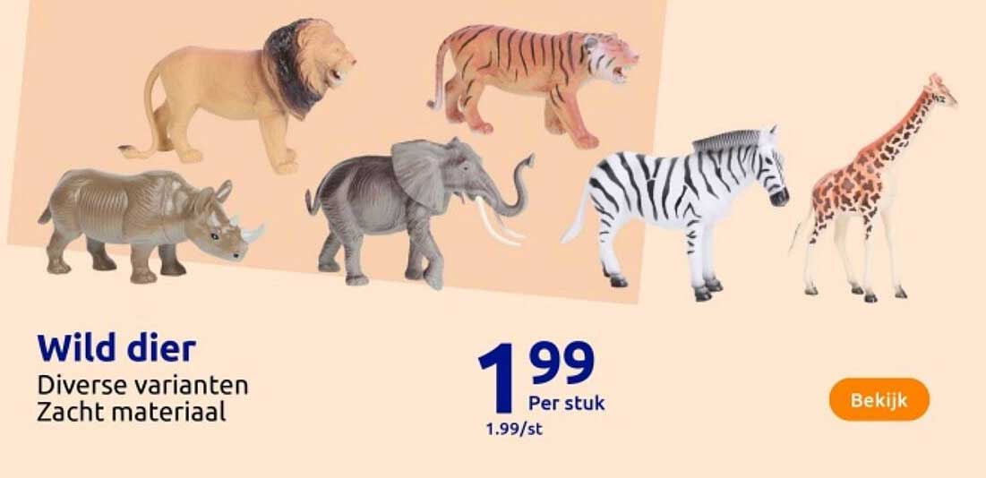 Wild Dier Aanbieding bij Action - FolderFeest.nl